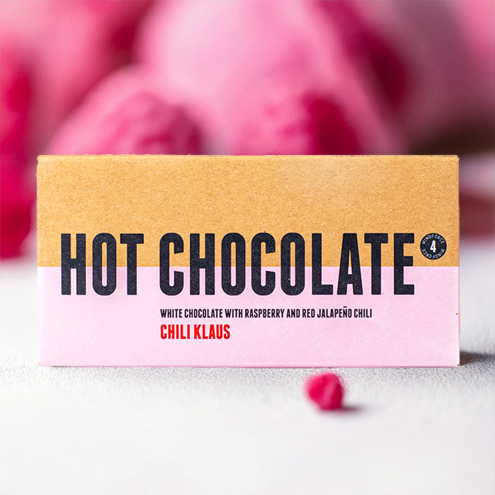 Hot Chocolate - hvid chokolade m. hindbær & rød jalapeño chili – Chili ...
